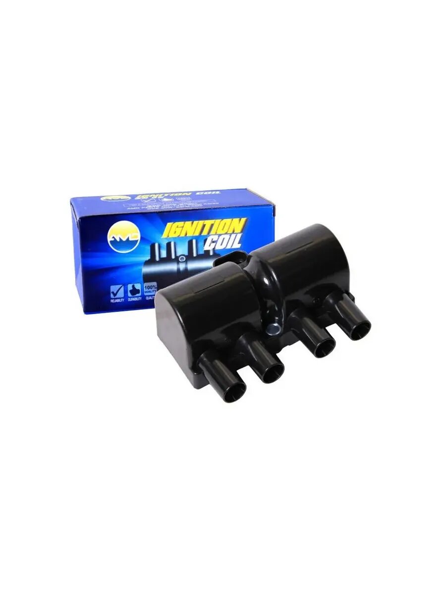 Катушка зажигания 96253555 AMD. EL414 для CHEVROLET Aveo T200, T250 Lanos T100 DAEWOO Matiz M100, M150 1,0 OPEL Antara 2.4 Z24XE 2007- 3-х конт.