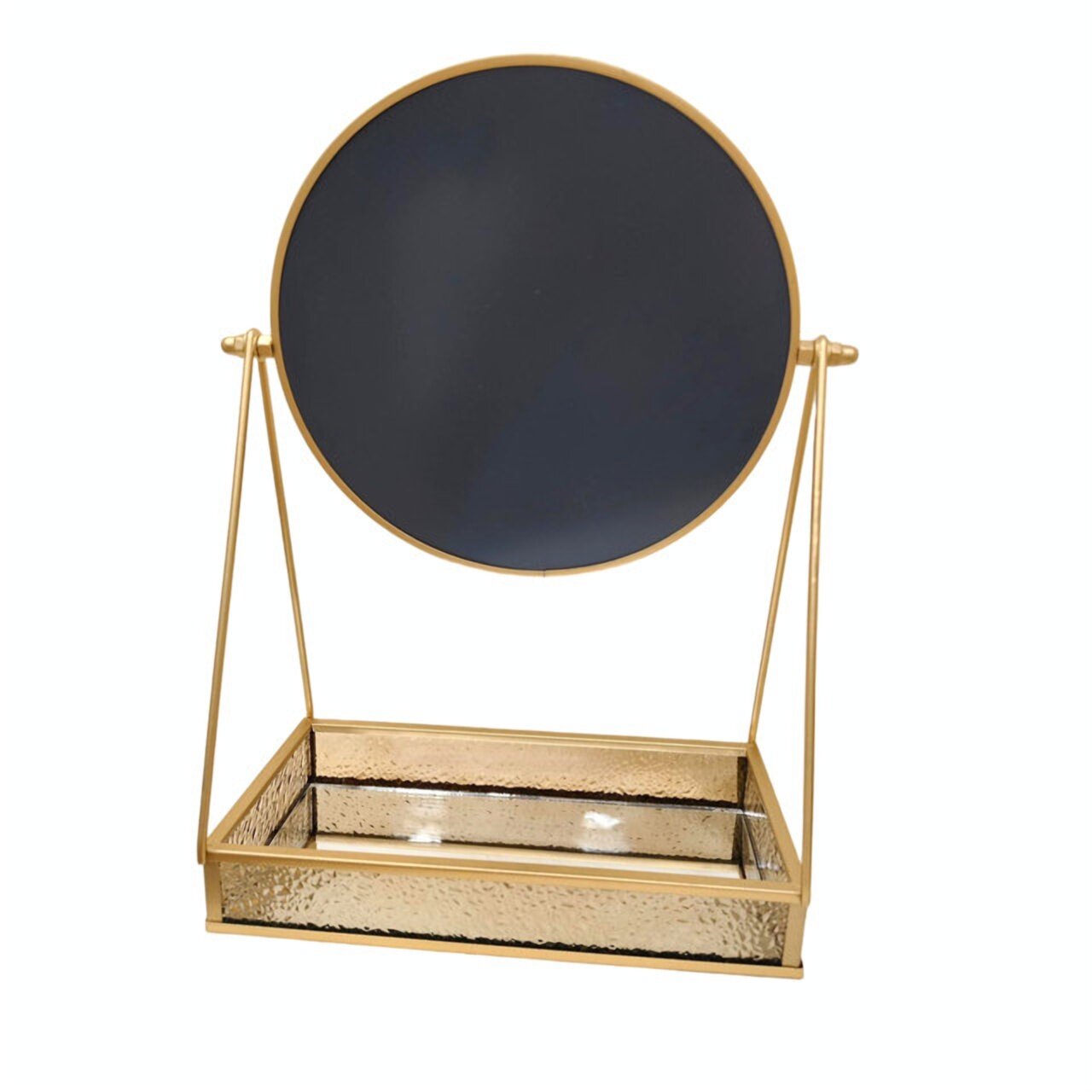 Зеркало настольное TODELIA Miracle 20х10х28см круглое стекло