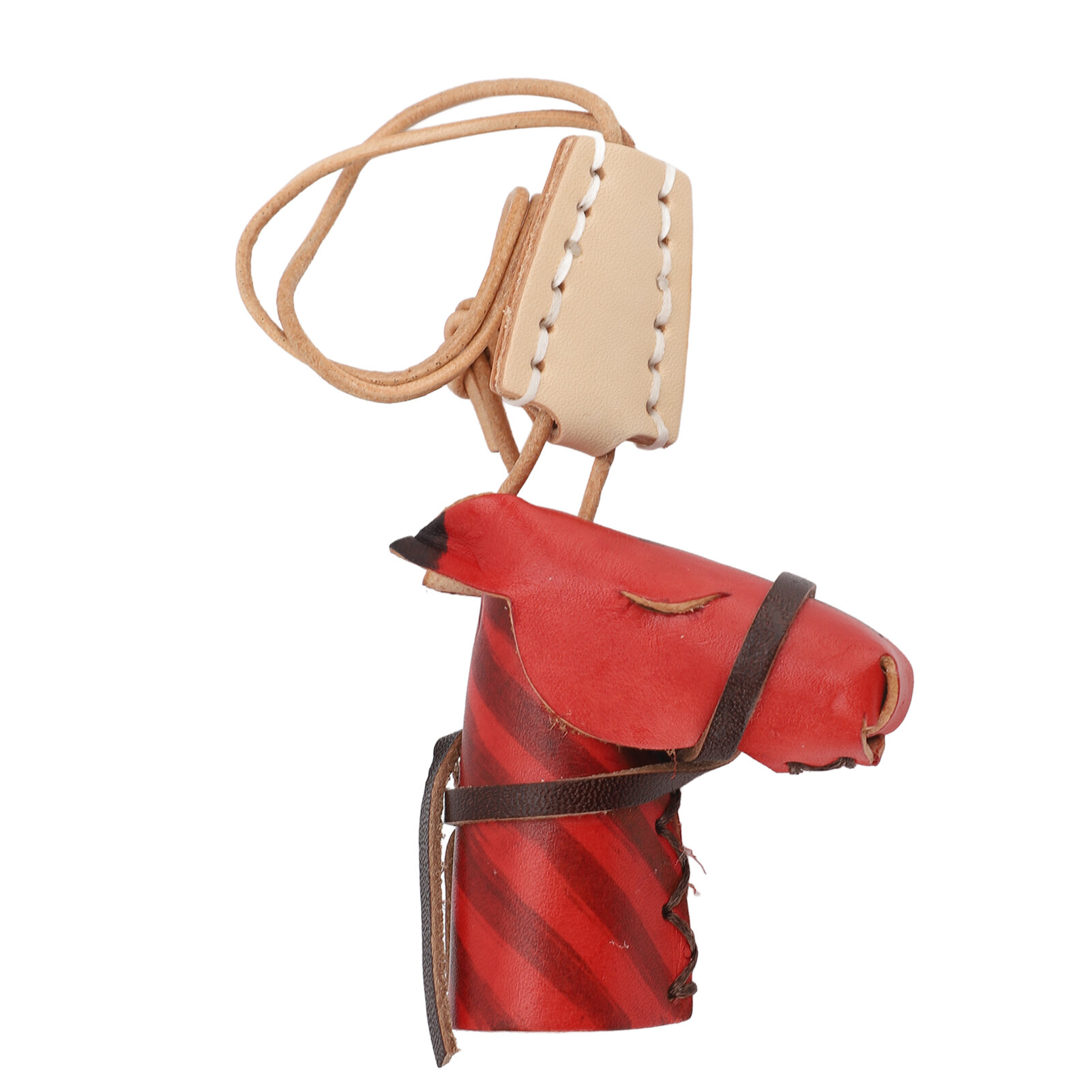 Миниатюрный кулон в виде животного из искусственной кожи, портативный, многофункциональный, винтажный, милый, для сумочек, в виде лошади.