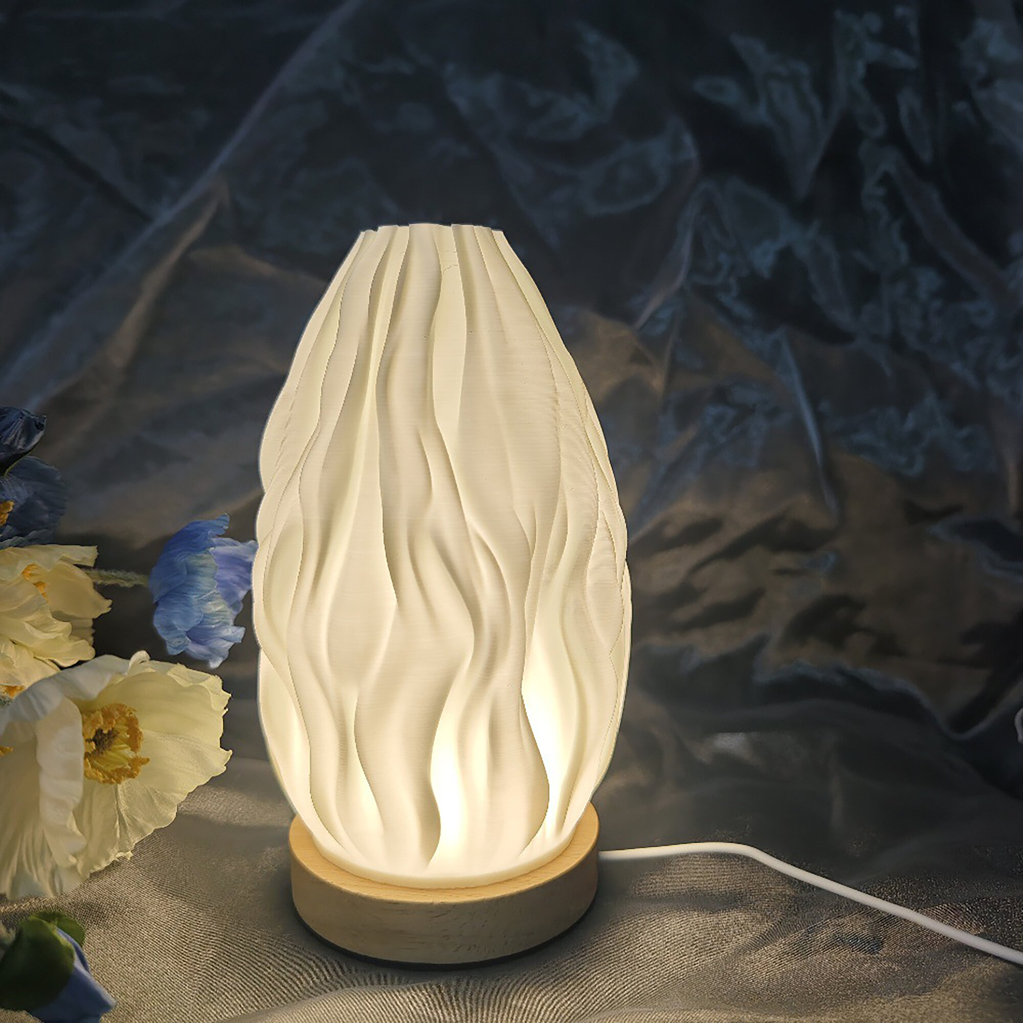Персонализированная маленькая настольная лампа night light LED с 3-цветовой сменой