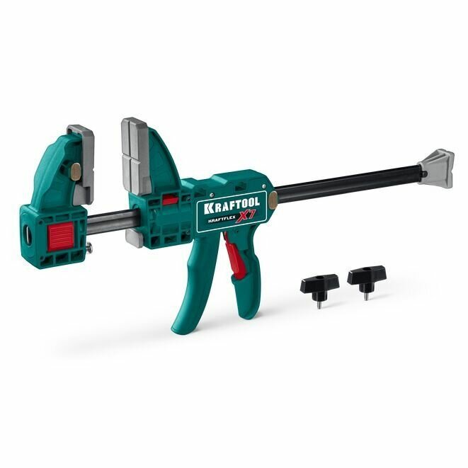 Многофункциональная быстрозажимная струбцина, KRAFTOOL KRAFTFLEX X7 300, 300 х 85 мм
