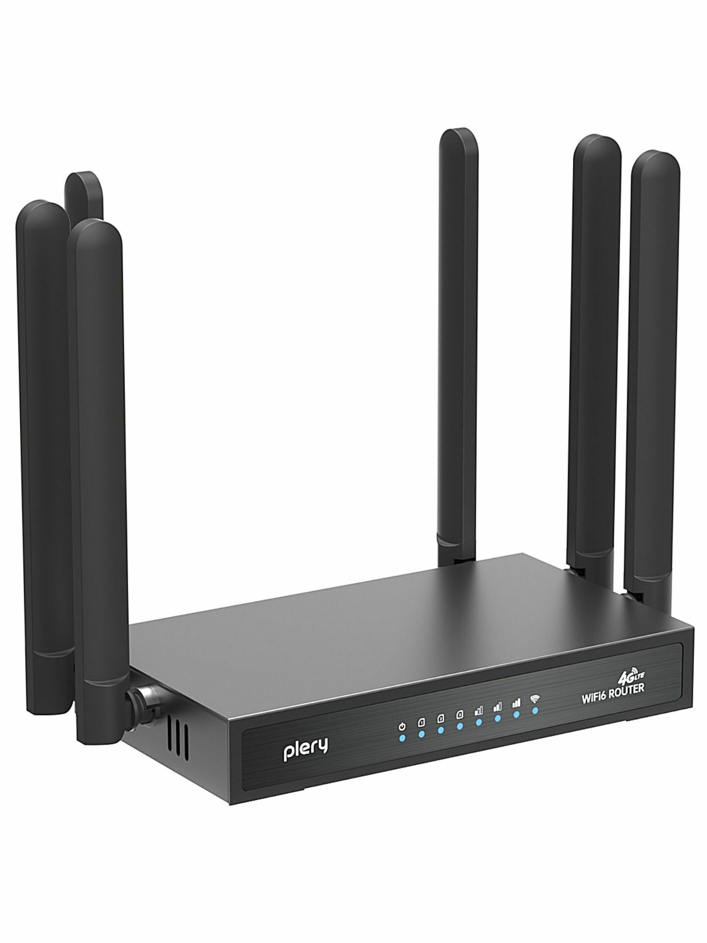 Plery R608 - роутер wifi, подключение Nano SIM 4G LTE + RJ45 LAN 10/100 Мбит/с, беспроводной маршрутизатор