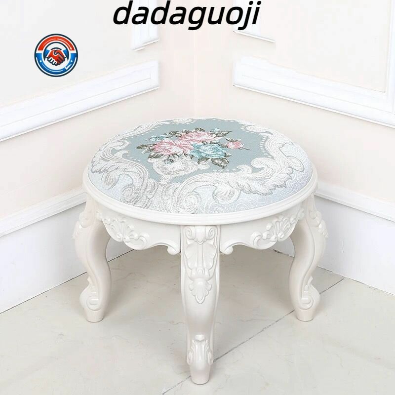 Круглое детское кресло-пуф без спинки из ABS-пластика и велюра, мягкий пуфик для девочки и мальчика в детскую, уютный банкетный стул для игры и отдыха