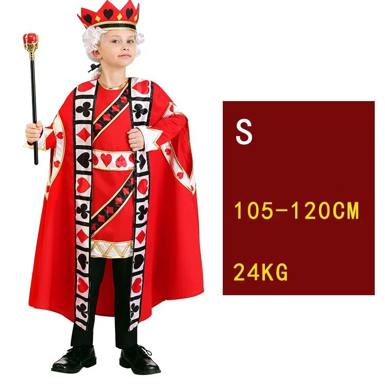 Костюм Король Красный Сердец для взрослых и детей Kid S
