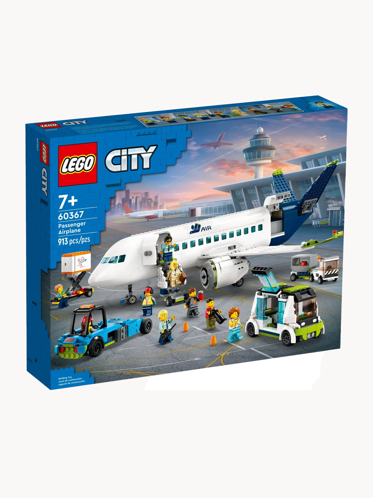 Конструктор LEGO City 60367(N), " Пассажирский самолет", белый, 913 дет.
