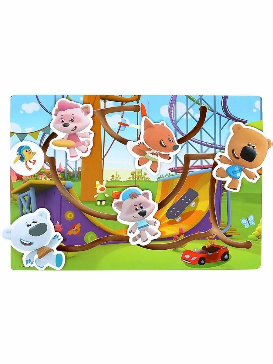 Игра развивающая деревянная Лабиринт-ходилка МимиМишки