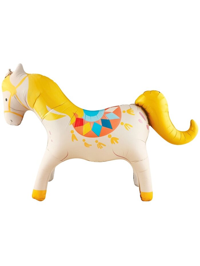 Воздушный шар фольгированный 3D 46" «Цирк. Любимая лошадка», только под воздух