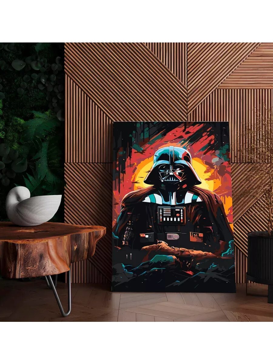 Картина по номерам Дарт-Вейдер