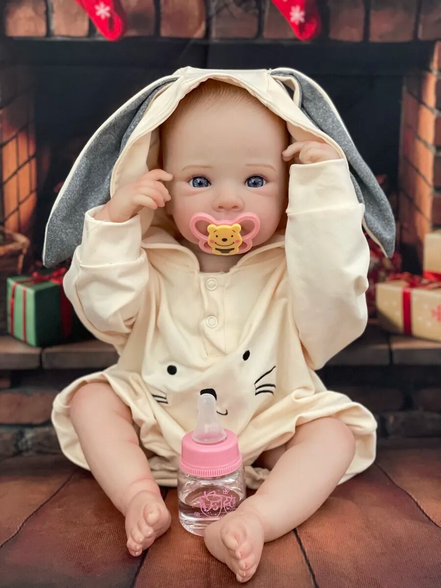Кукла reborn девушка 48 см — фото 1