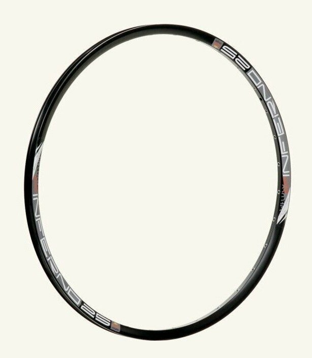 Обод 27.5" 32h SunRingle Inferno 25 Sleeved W/E Black, пистонированный (K19E14P13605C)