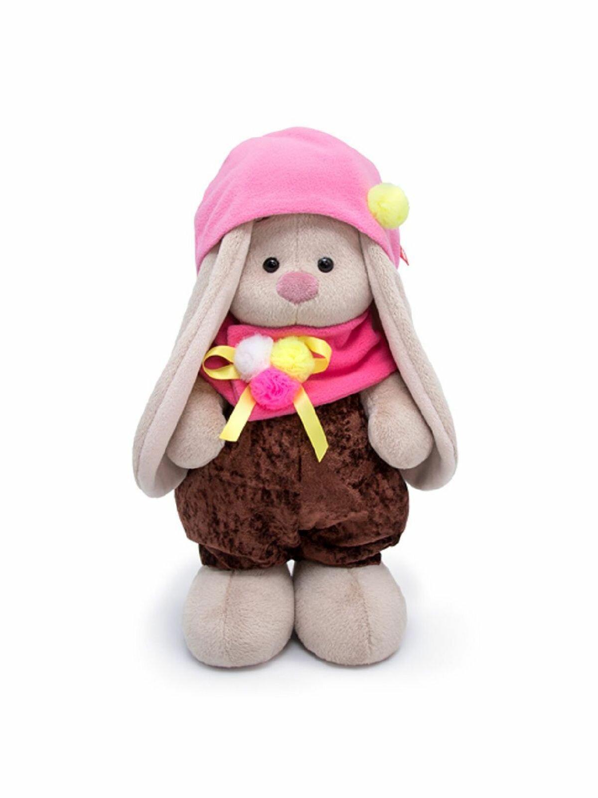 Мягкая игрушка Зайка Ми в штанишках и снуде 32 см