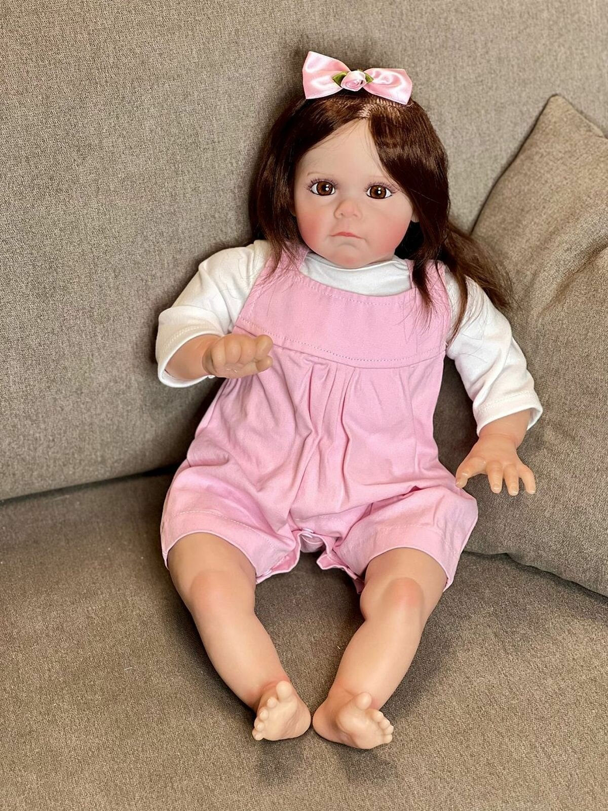 Кукла Реборн мягконабивная 60 см