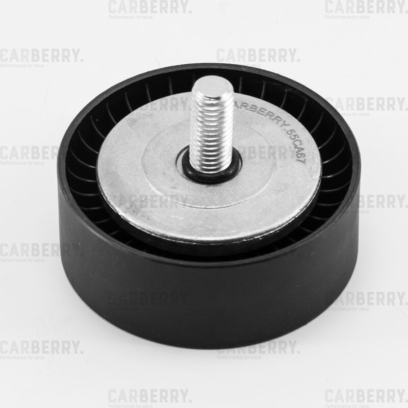 Ролик обводной поликлинового ремня CARBERRY BMW E63, E64, E65, E66, E67, E53 01->, SSANGYONG Actyon, Kyron, Rexton 04-> (55CA67)