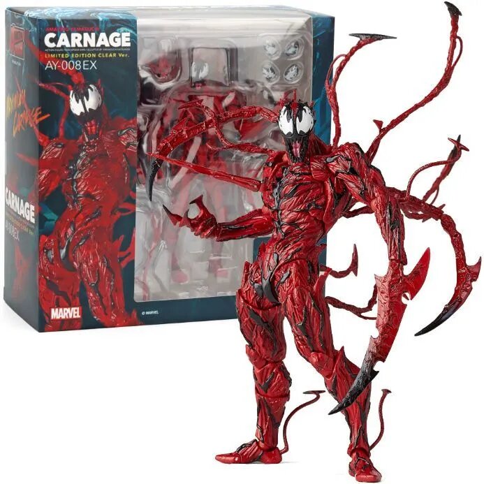 Фигурка Человек Паук, Веном Карнаж / Spider Man, Venom Carnage limited edition AY-008EX (16см)