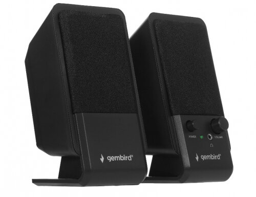 Колонки 2.0 Gembird SPK-510, 6Вт, черный