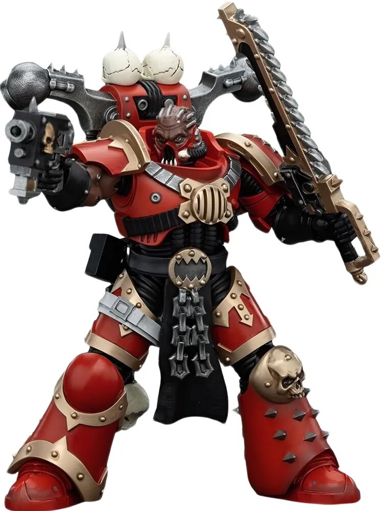 Подвижная фигурка JOYTOY Warhammer 40K World Eaters Khorne Berzerker 7 коллекция игрушек