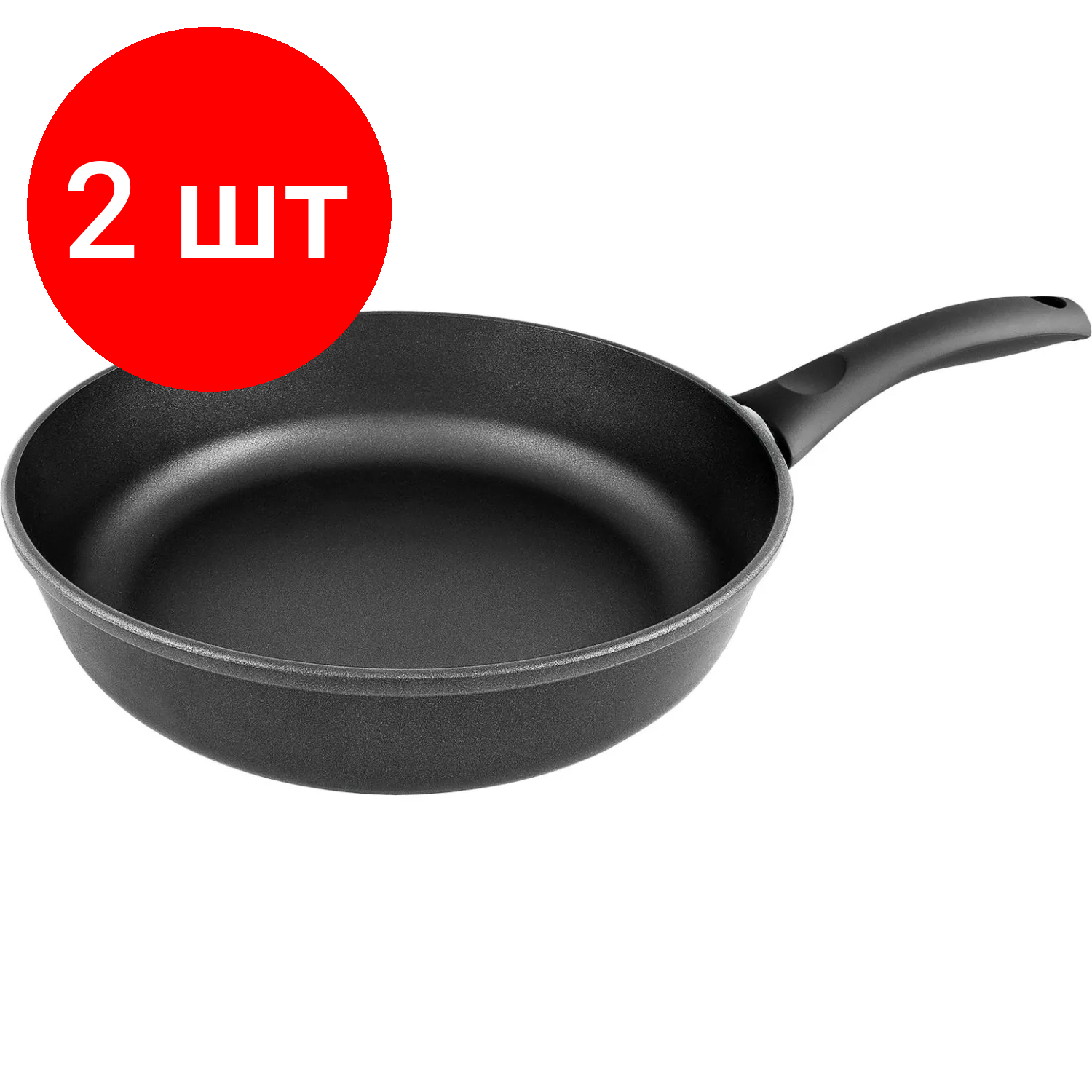 Комплект 2 штук, Сковорода Neva Black, лит. алюм, АП, d=28см, 60071667