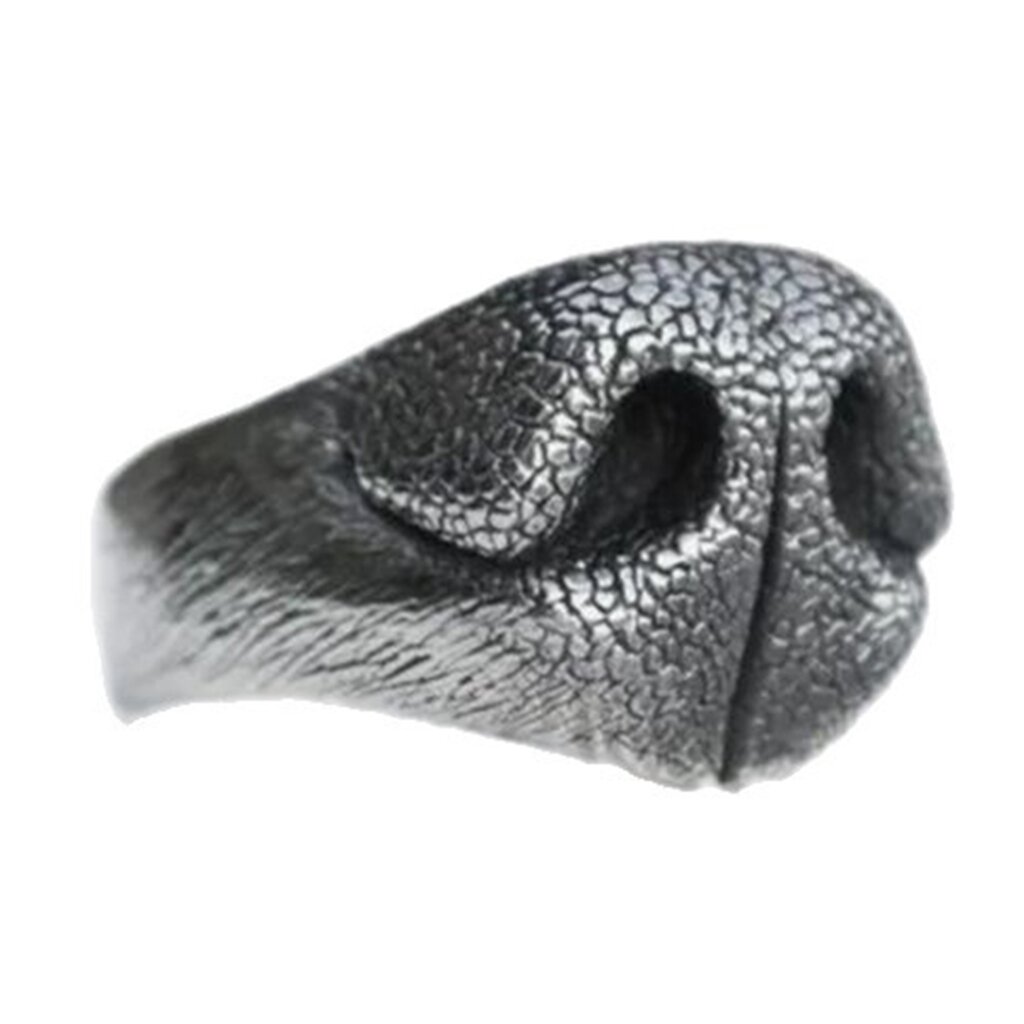 Регулируемый дизайн в виде щенячьего носа, модное кольцо, аксессуары для пальцев ручной работы, идеально подходит для коллекции любителей домашних животных