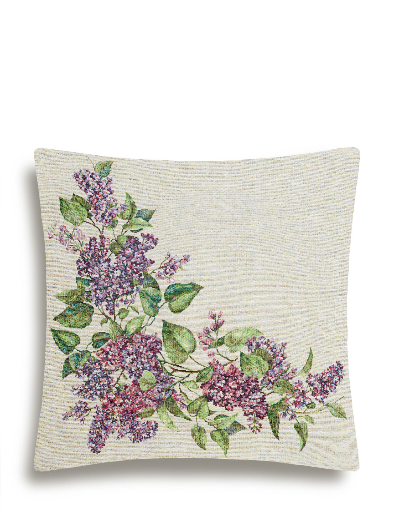 Наволочка гобеленовая Le Gobelin Сирень слева 45х45 см