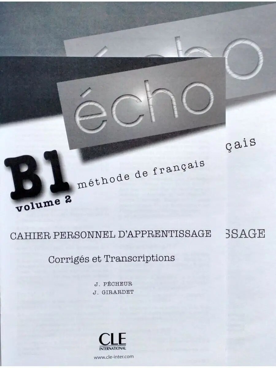 Echo Novelle edition B1.2 Cahier d'exerc | Гибкий в использовании. — фото 1