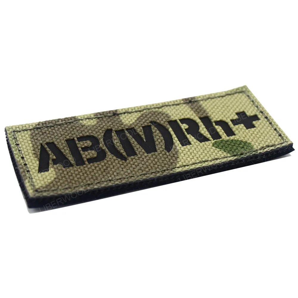Патч Liberwood "Тип крови" AB (IV) Rh+ 3x7.5cm