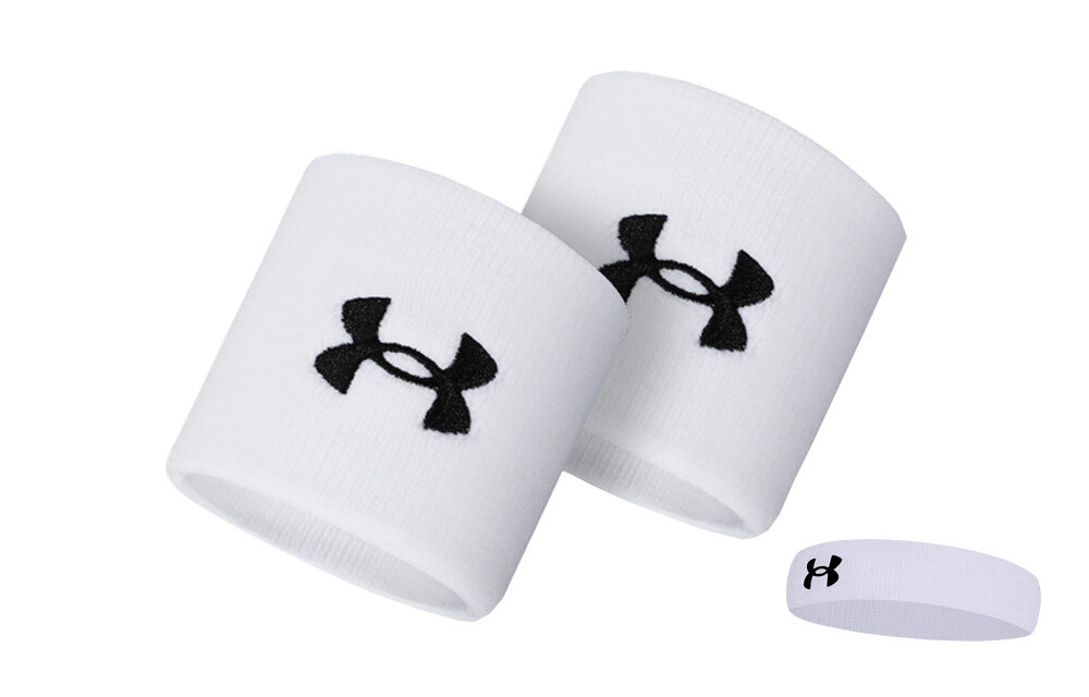 Комплект защиты унисекс Under Armour Банданы и нарукавники белый