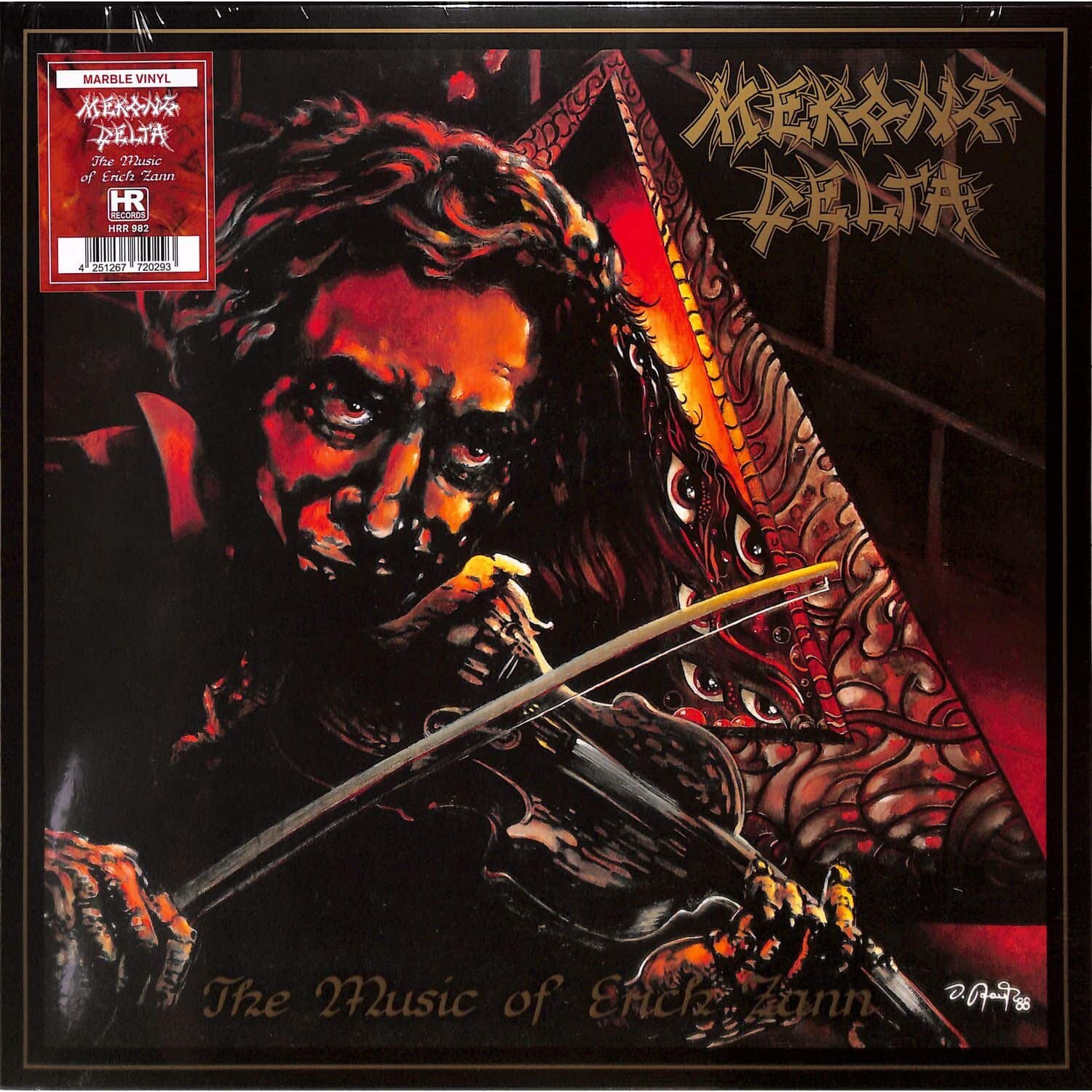 Mekong Delta. The Music Of Erich Zann (LP Ltd/Marbled Orange Black White Vinyl/Reissue/Виниловая пластинка)