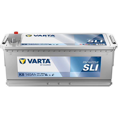 Аккумулятор грузовой Varta PROmotive K8 6СТ-140 прям. 513x189x223