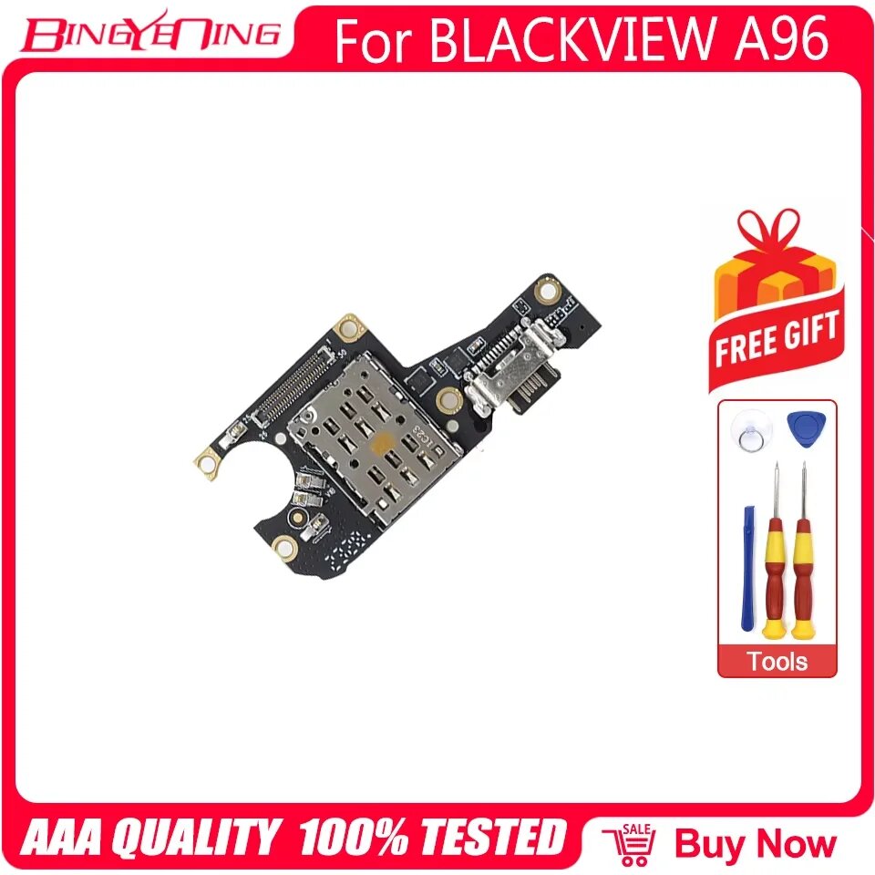 100% новый оригинальный модуль USB-порта для зарядки Blackview A96 Rock 3 Tiger 12, плата For A96