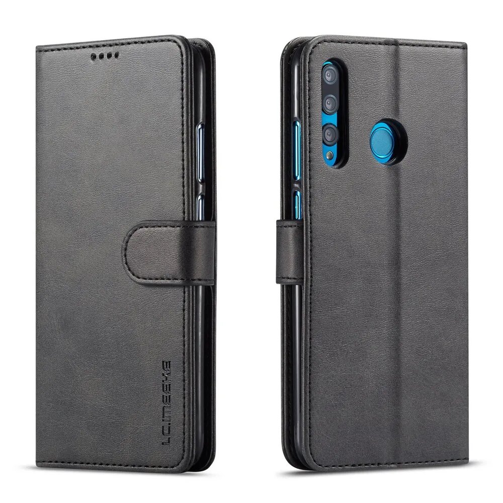 LCIMEEKE Кожаный книжка чехол для Huawei Honor 9x / Huawei P Smart Z / Хонор 9х / Хуавей P Smart Z с визитницей из экокожи