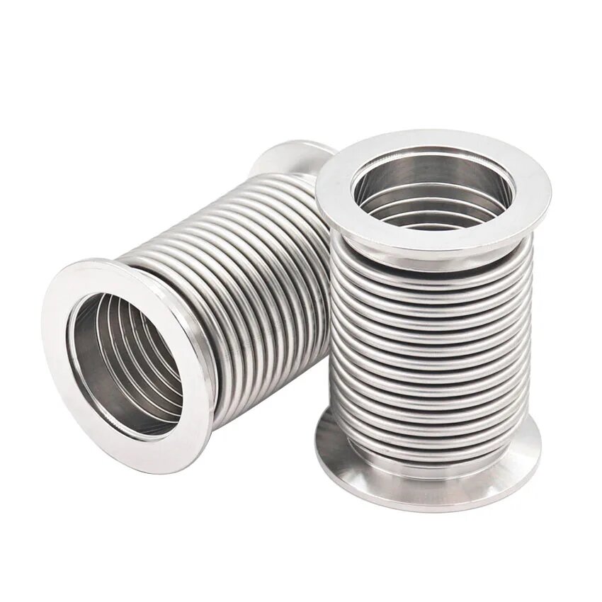 Гибкие вакуумные сильфоны из нержавеющей стали KF16 KF25 KF40 KF50 KF63 KF80 KF25 -100mm