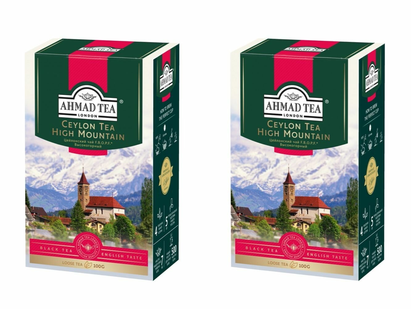 Ahmad Tea Чай Высокогорный, F.B.O.P.F, 100 гр, 2 шт