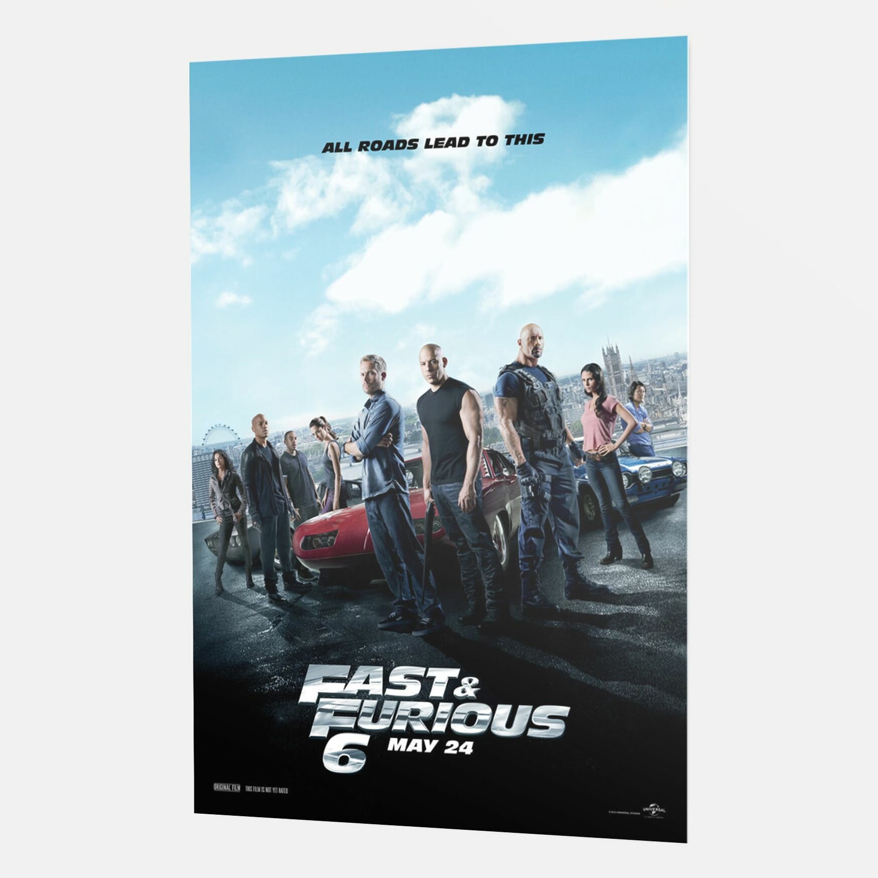 Постер (плакат) по фильму Форсаж 6 40x60 см. от Poster4me