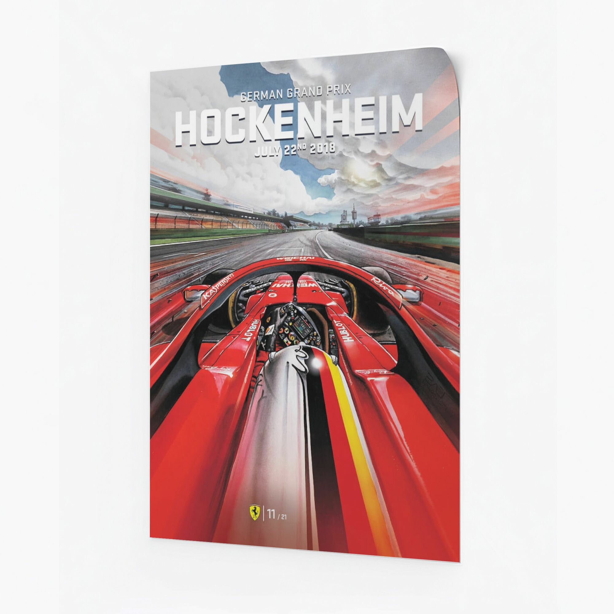 Постер (плакат) Poster4me F1 German Grand Prix Hockenheim 50x70 см.
