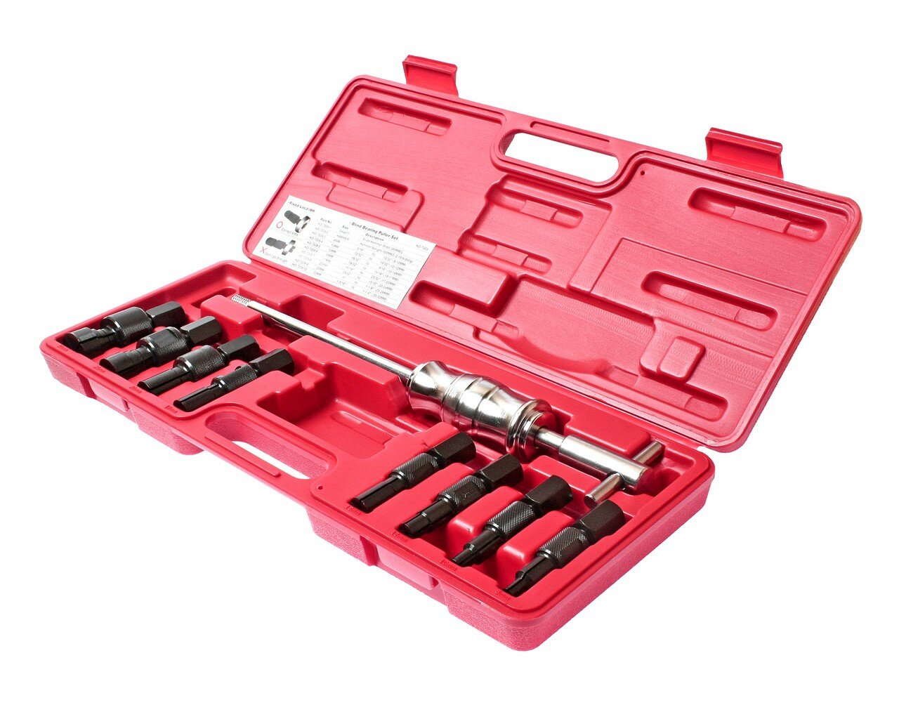 JTC-1843 Набор съемников подшипников (в кейсе) 9пр.