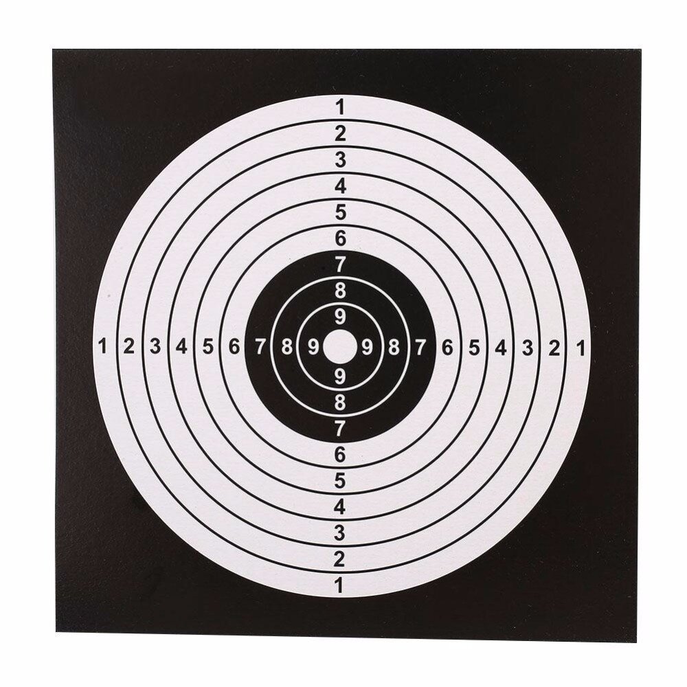Мишень спортивная 14x14 ч/б 50 шт.