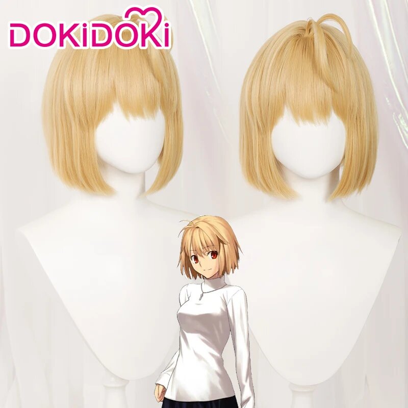Arcueid Brunestud Wig Game Tsukihime DokiDoki Косплей Женский Рождественский Косплей Arcueid Brunestud Wig Golden
