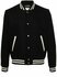 Куртка Saint Laurent Teddy, размер 48, black/black