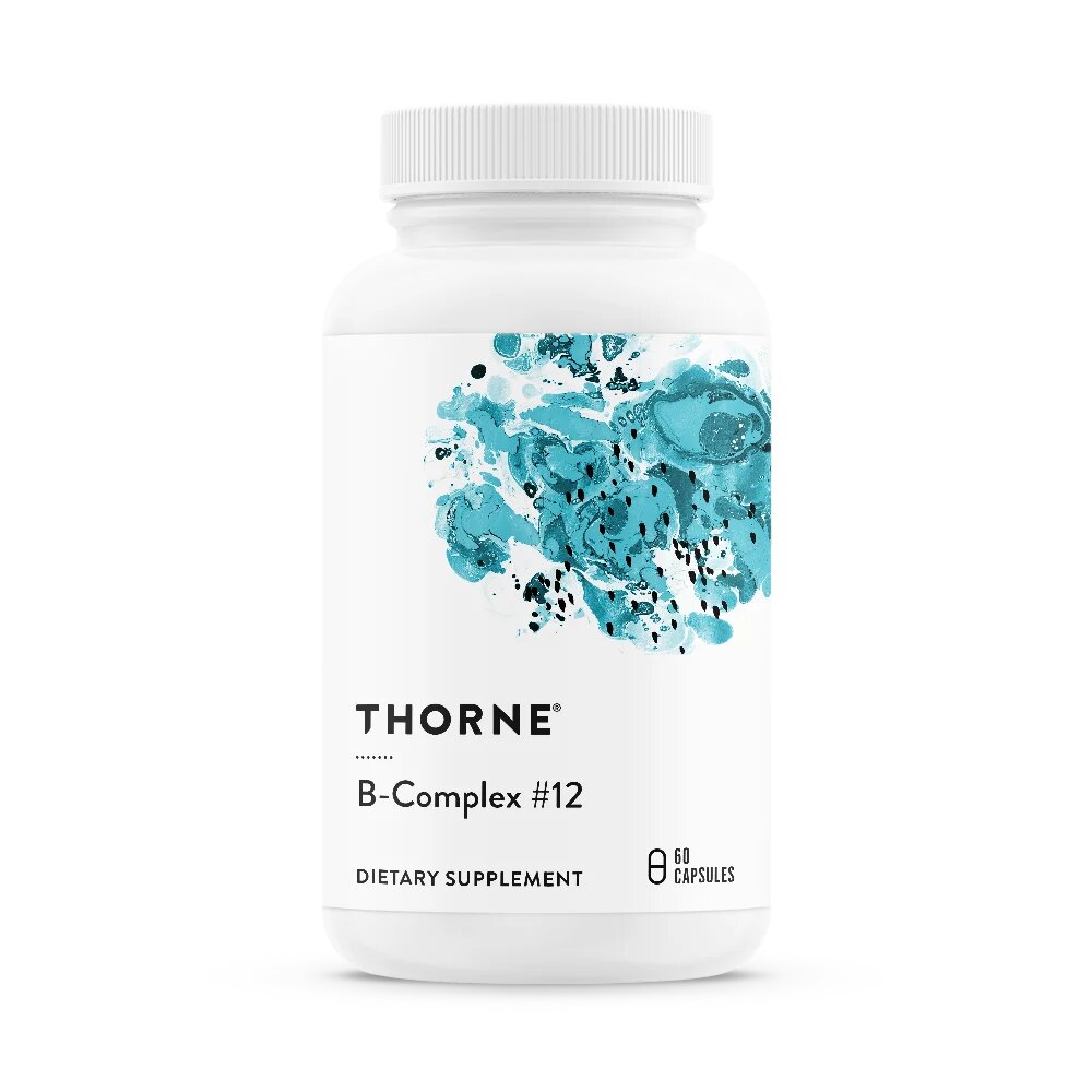 Thorne Research B-Complex #12 (Комплекс витаминов группы B #12) 60 капсул (Thorne Research)
