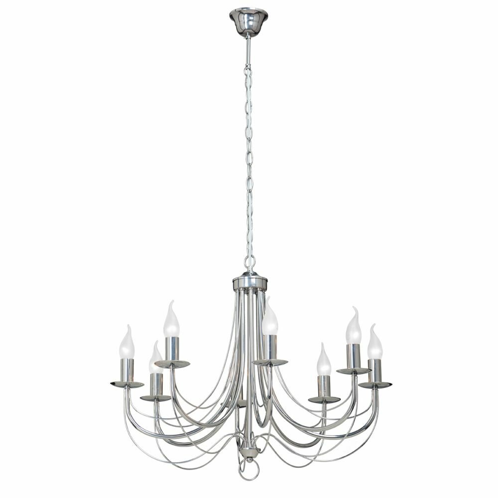 Люстра Vitaluce V3716/8, 8хE14 Макс. 40Вт Хром / Виталюче.