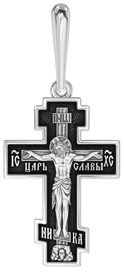 Подвеска, серебро, 925 проба, чернение