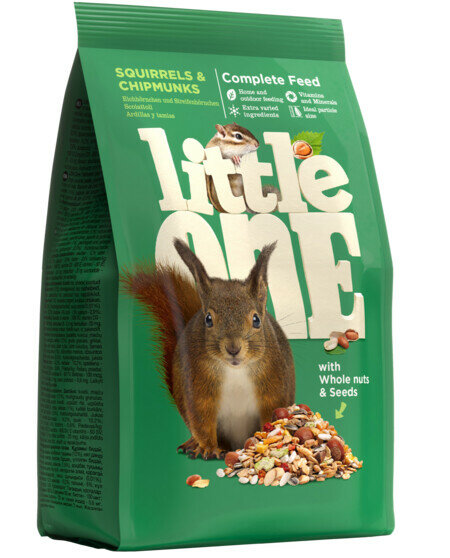 LITTLE ONE 10 шт по 400 г корм для белок и бурундуков