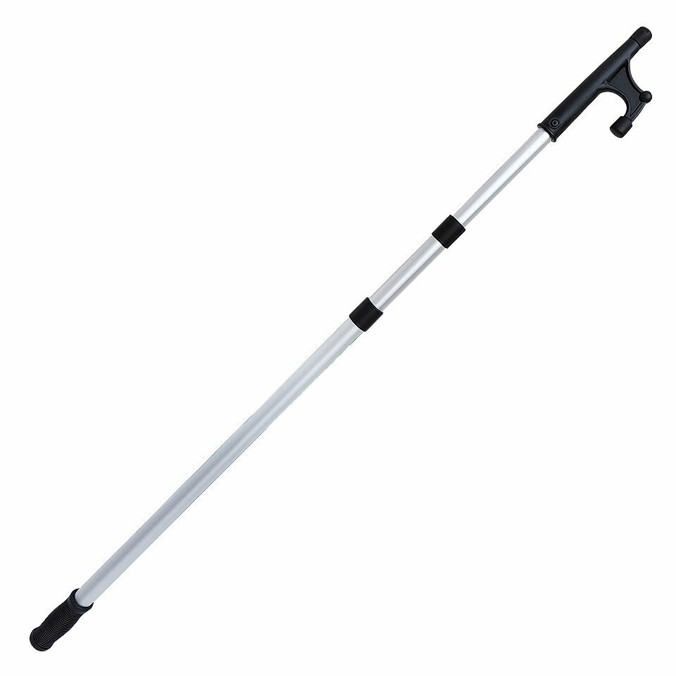 Багор телескопический 101 - 241 см трехколенный, компактный, с резьбой под насадки (10268972)