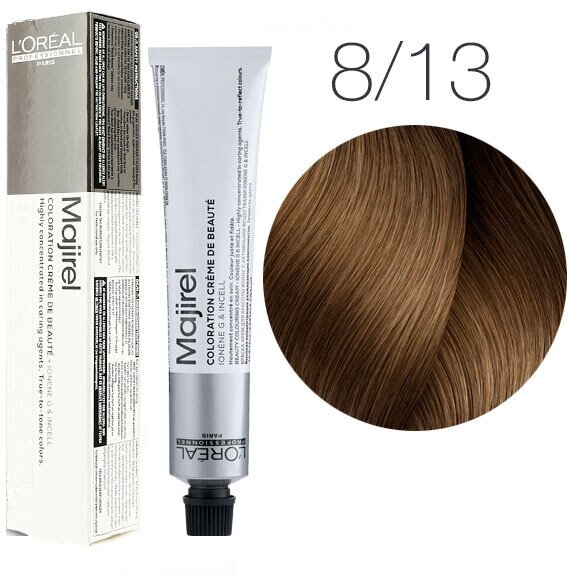 Крем-краска для волос L`oreal Professionnel Majirel Ionène G и Incell 8.13 50мл.