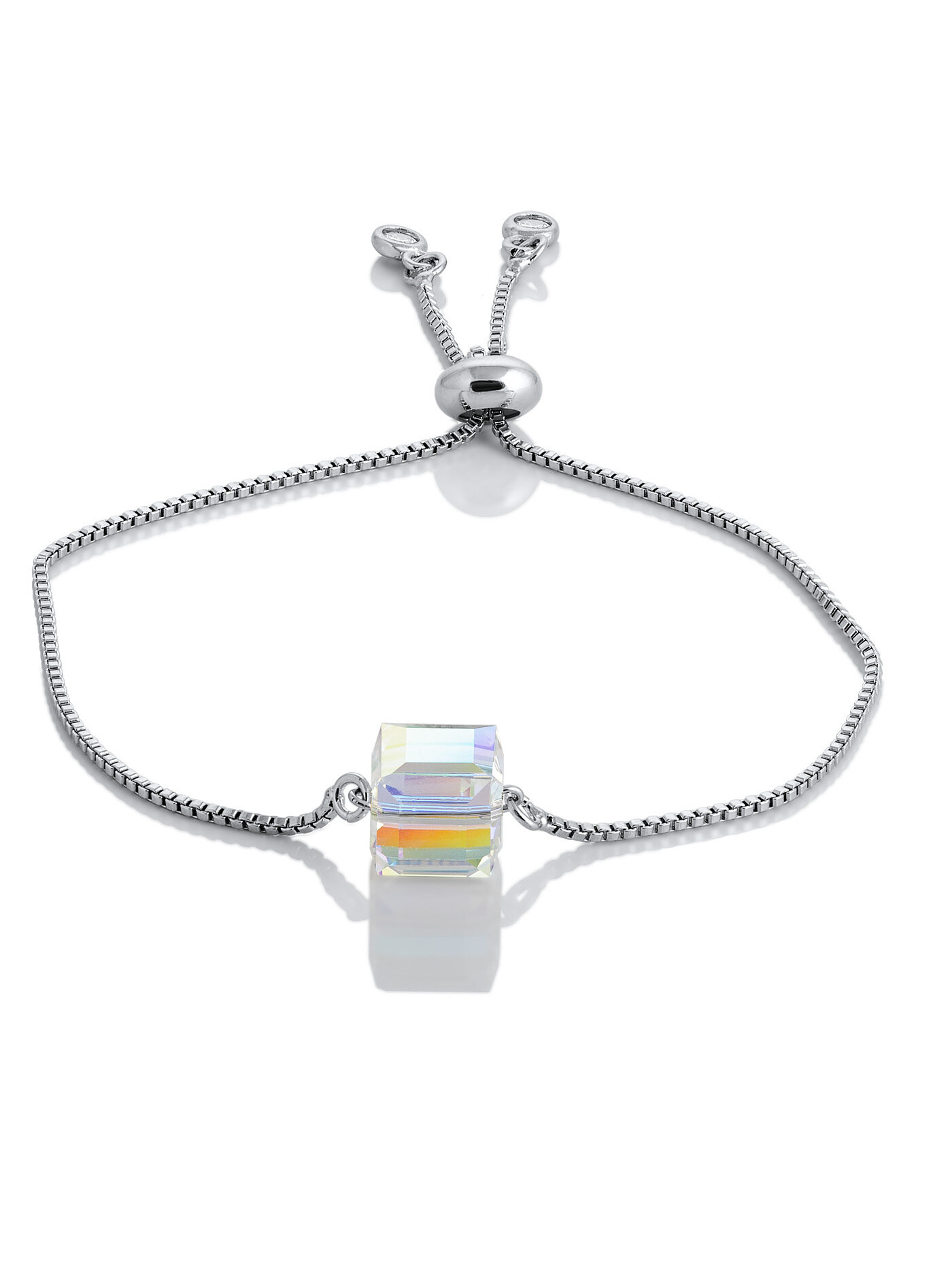 Браслет-цепочка, кристаллы Swarovski