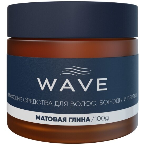 Матовая глина WAVE для укладки волос, 100 г, экстрасильная фиксация