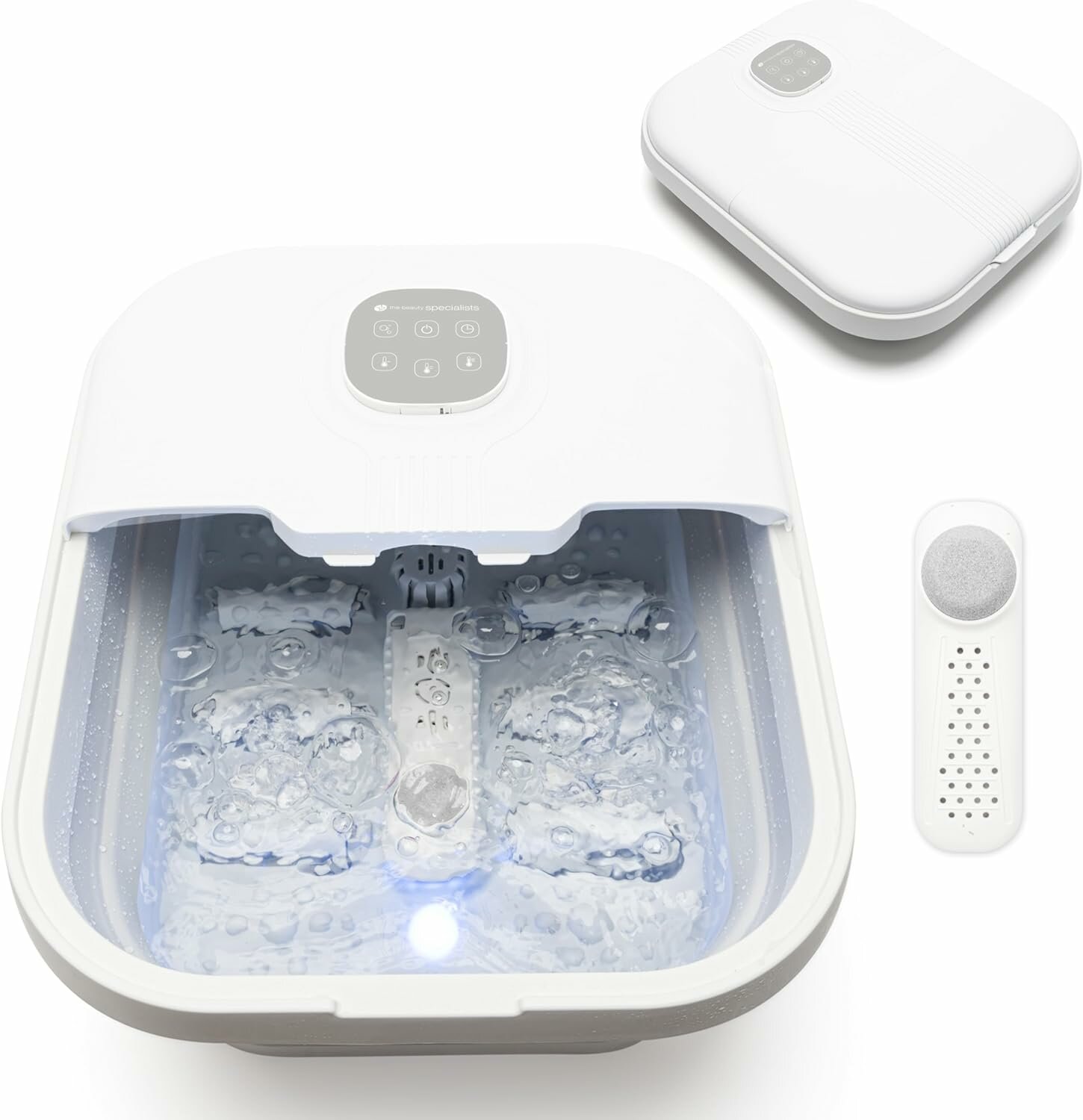 Rio the Beauty Specialists Спа-ванна для ног с массажером Deluxe Foldaway Foot Spa Foot Bath - Grey