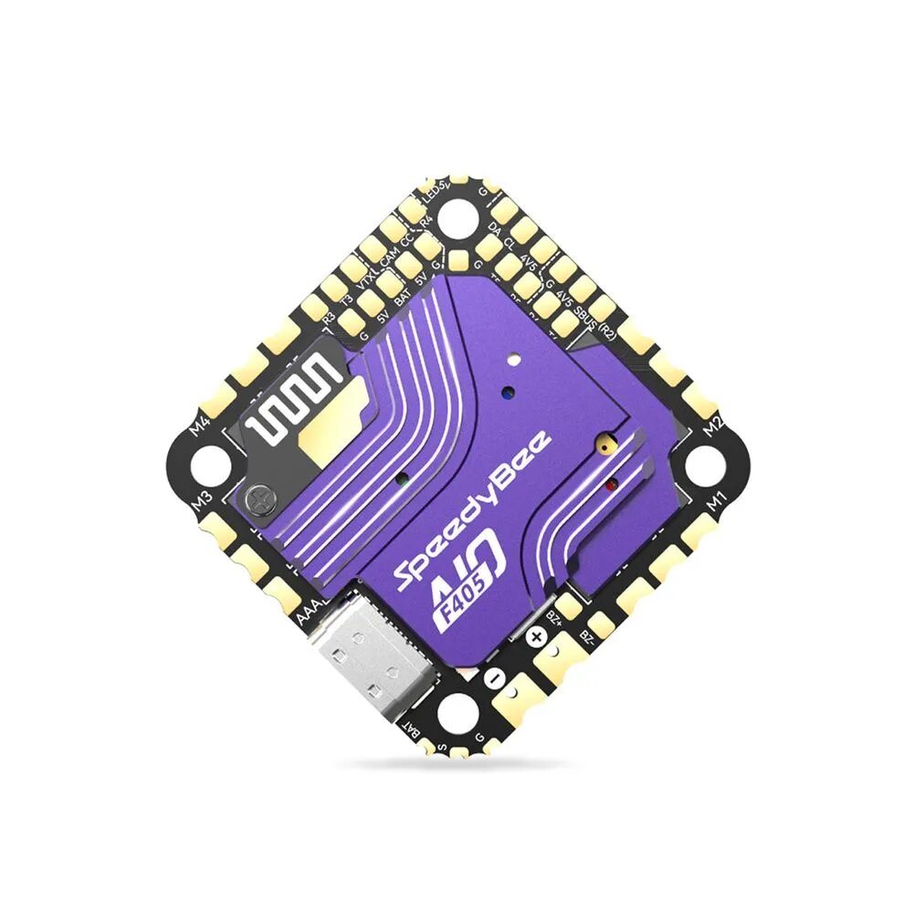SpeedyBee F405 AIO 40A авиационный контроллер 3S-6S для 2-4" / 5" сверхлёгких микромоделей