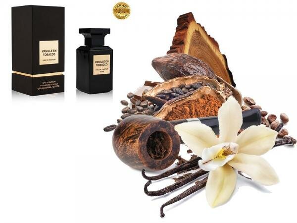 Парфюмерная вода "Vanille Tobacco Fragrance World", унисекс, восточные ноты