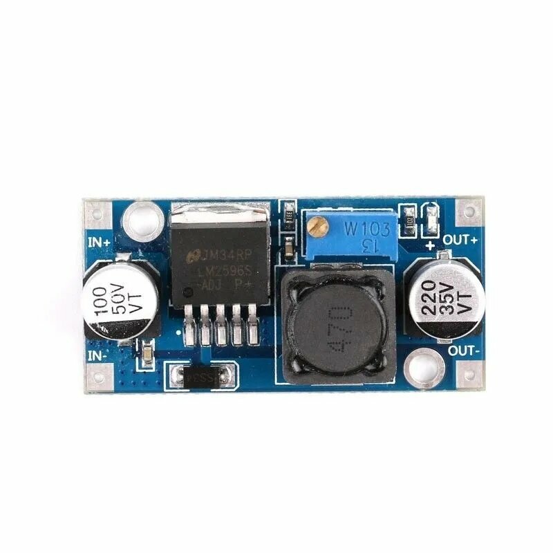 10 шт. LM2596 DC-DC 3A 24V-3.3V (24B/3.3B) Регулируемый понижающий модуль Электростатический пакет LM2596S